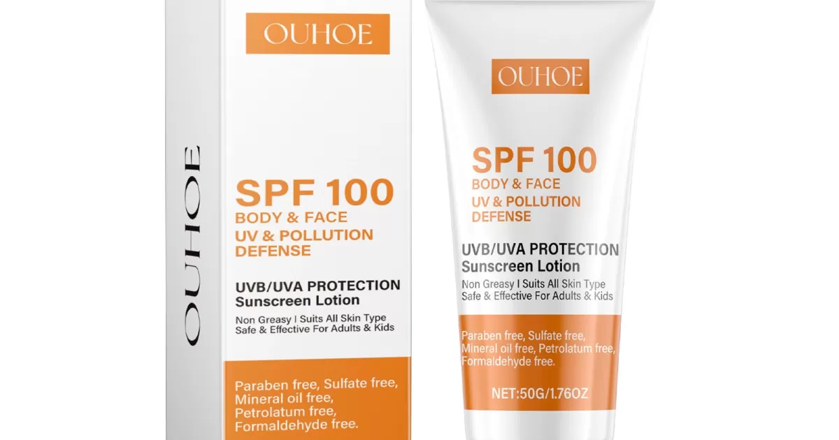 Ouhoe SPF 100 Body And Face UV Protection | Ouhoe Official Website